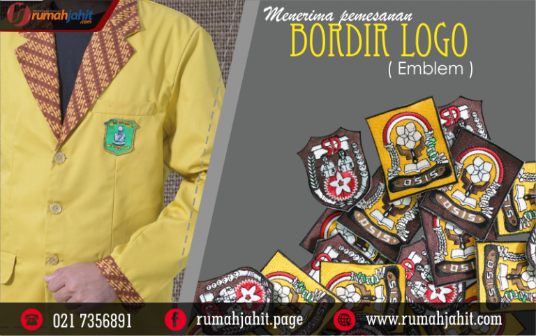 Bordir Logo Emblem - Mitra Pengadaan Seragam No 1 di Indonesia